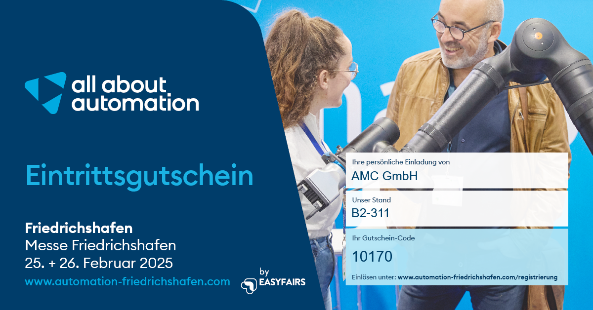 AMC auf der all about automation Friedrichshafen 2025 - AMC