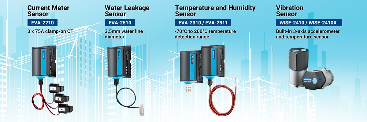LoRaWAN-Sensoren der EVA-2000-Serie für Monitoring und Zustandsüberwachungen - AMC