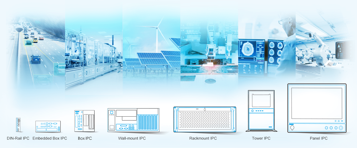 Desktop-/Wandmontagegehäuse IPC-730 mit Front-I/Os - AMC